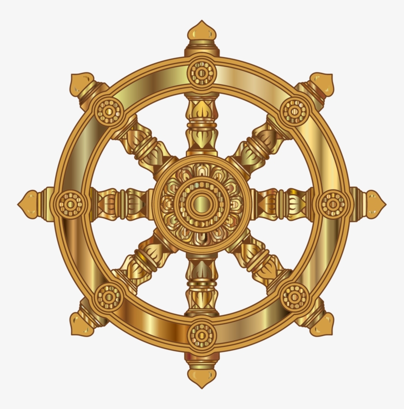 Dharma Clipart Chakra - Wheel Of Buddhism Transparent PNG - 751x750 ...