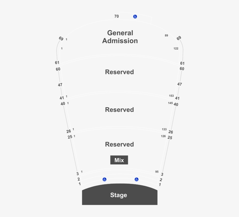 Red Rocks Amphitheatre General Admission Row 1 Transparent PNG ...