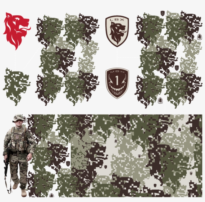 Working - Project Honor Camo Pattern Transparent PNG - 860x806 - Free ...