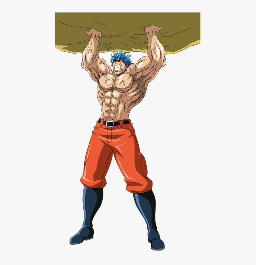 Toriko Holding Rock - Holding A Giant Rock Transparent PNG - 465x770 ...