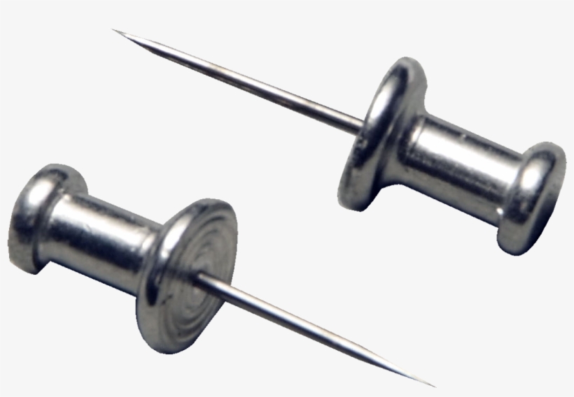 Drawing Pin Metal Steel Tool - Aluminum Head Push Pins Transparent PNG ...