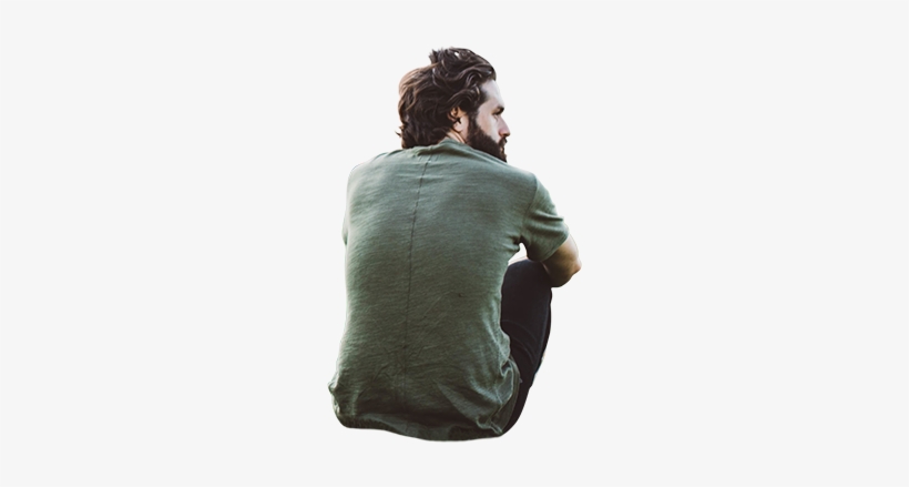 Download Man Sitting From Behind Png - HD Transparent PNG - NicePNG.com