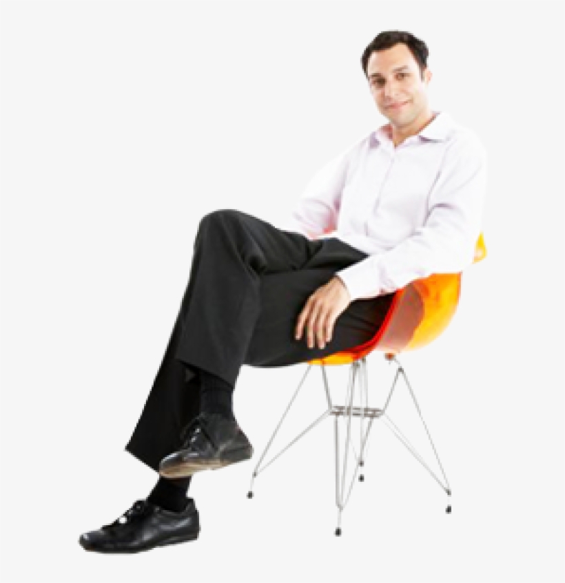 Sitting Man Png Free Download - Sitting In Chair Png Transparent PNG ...