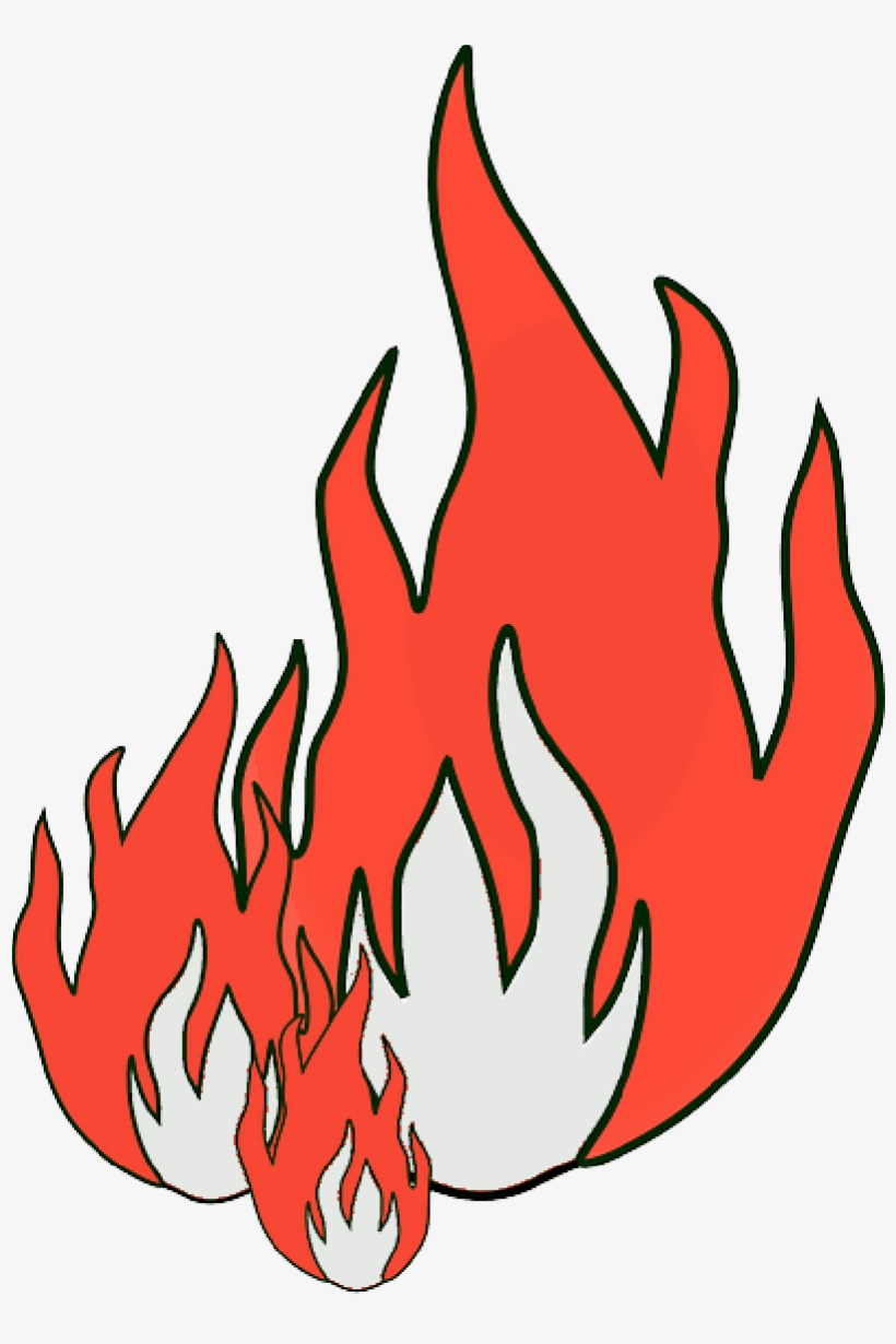 Yellow, Fire, Cartoon, Hot, Flame, Border, - Fire Clip Art Transparent ...