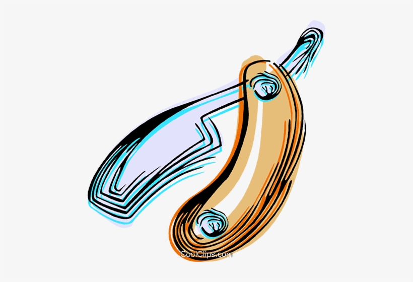 Straight Razor Royalty Free Vector Clip Art Illustration Transparent ...