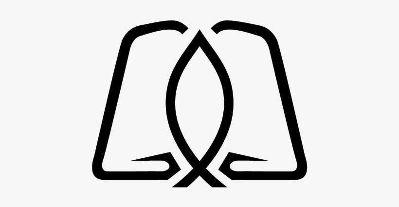 Open Bible Vector Center Bible - Logo Vector Bible Transparent PNG ...