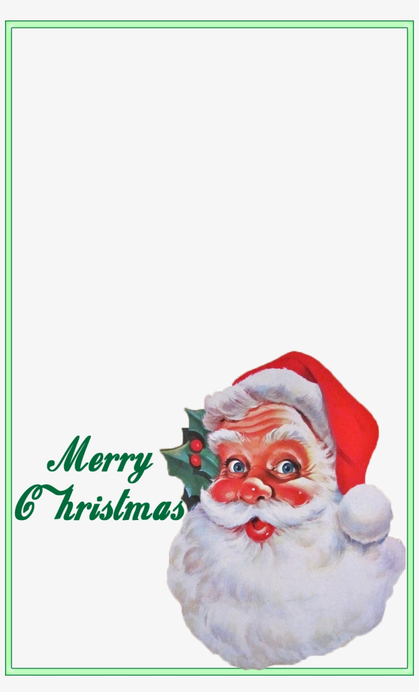 Click Here To Download Santa Claus Face Merry Christmas - Santa Claus ...