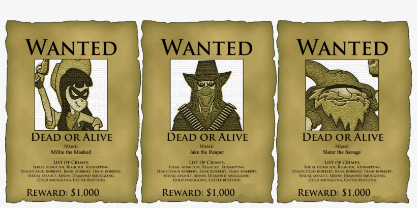 Johnny Cade Wanted Poster