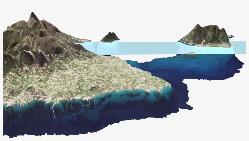 Emodnet - Depth Shallow Water Map Transparent PNG - 2560x1440 - Free ...