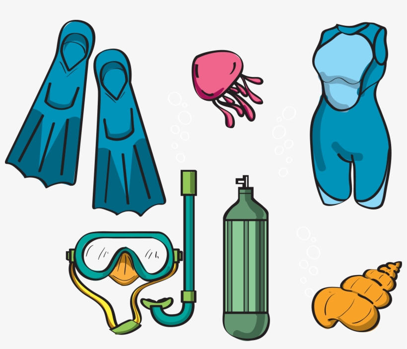Download Scuba Diver Clipart Clip Art - Equipo De Buceo Dibujo - HD ...