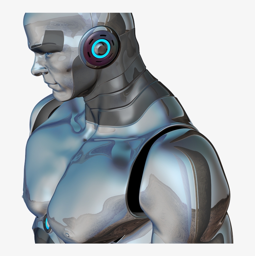 Artificial Intelligence Silver Robot Transparent PNG - 1240x743 - Free ...
