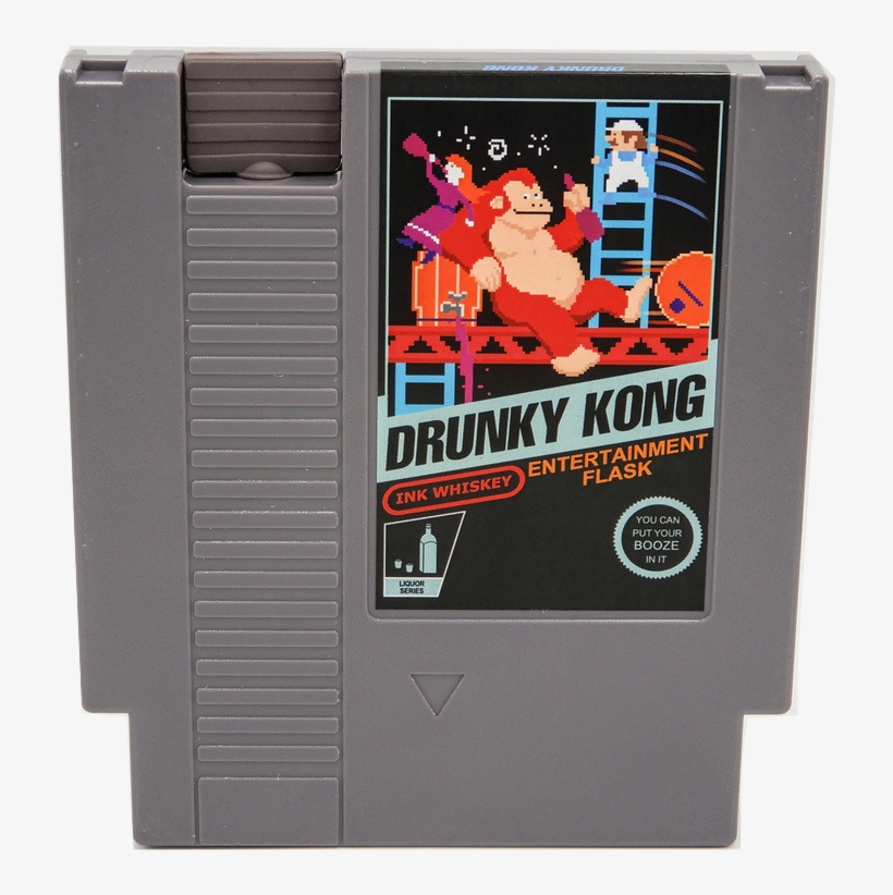 Retro Game Flask - Nes Hip Flask Transparent PNG - 787x815 - Free ...