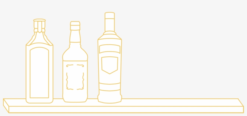 Clipart Transparent Library Bottle Transparent Bar - Liquor Bottle ...