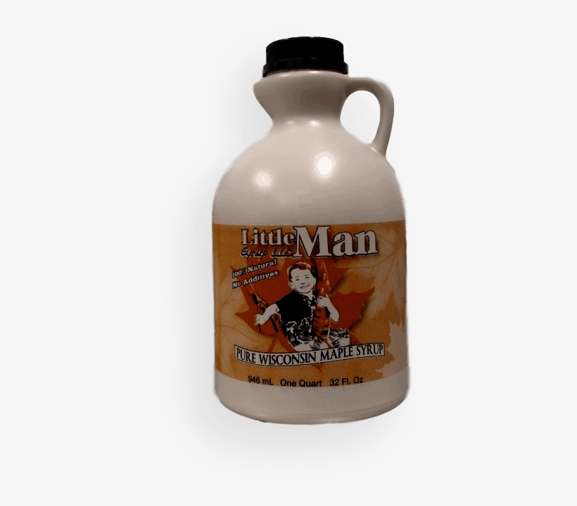 32 Oz Little Man Syrup Jug - Plastic Bottle Transparent PNG - 632x762 ...