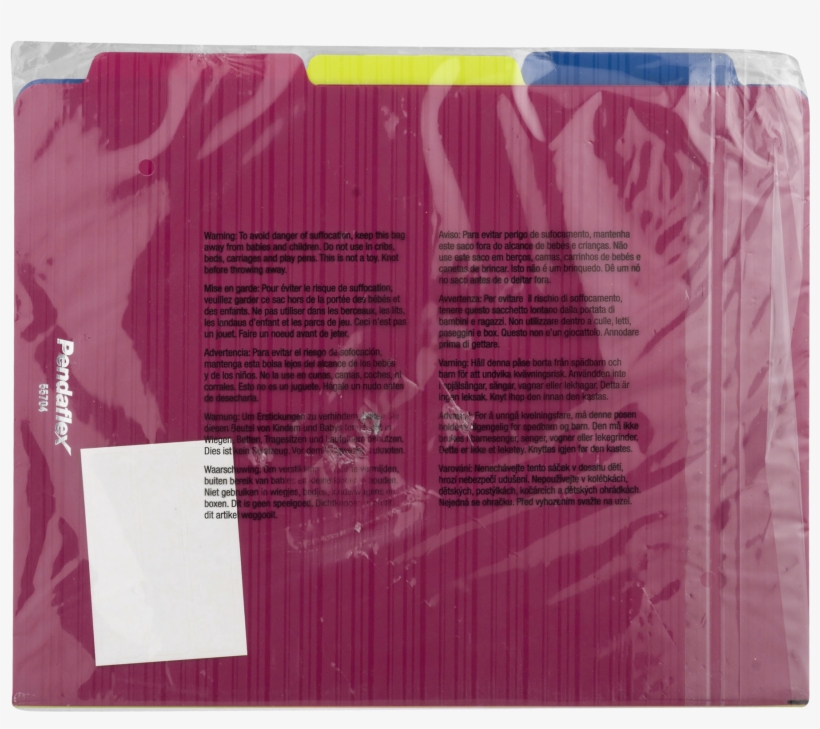 Pendaflex Letter Size File Folder With Secure Edge, - Box Transparent ...