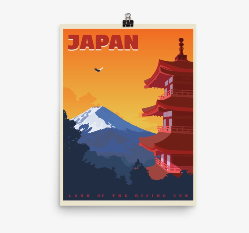 Land Of The Rising Sun - Poster Transparent PNG - 1000x1000 - Free ...