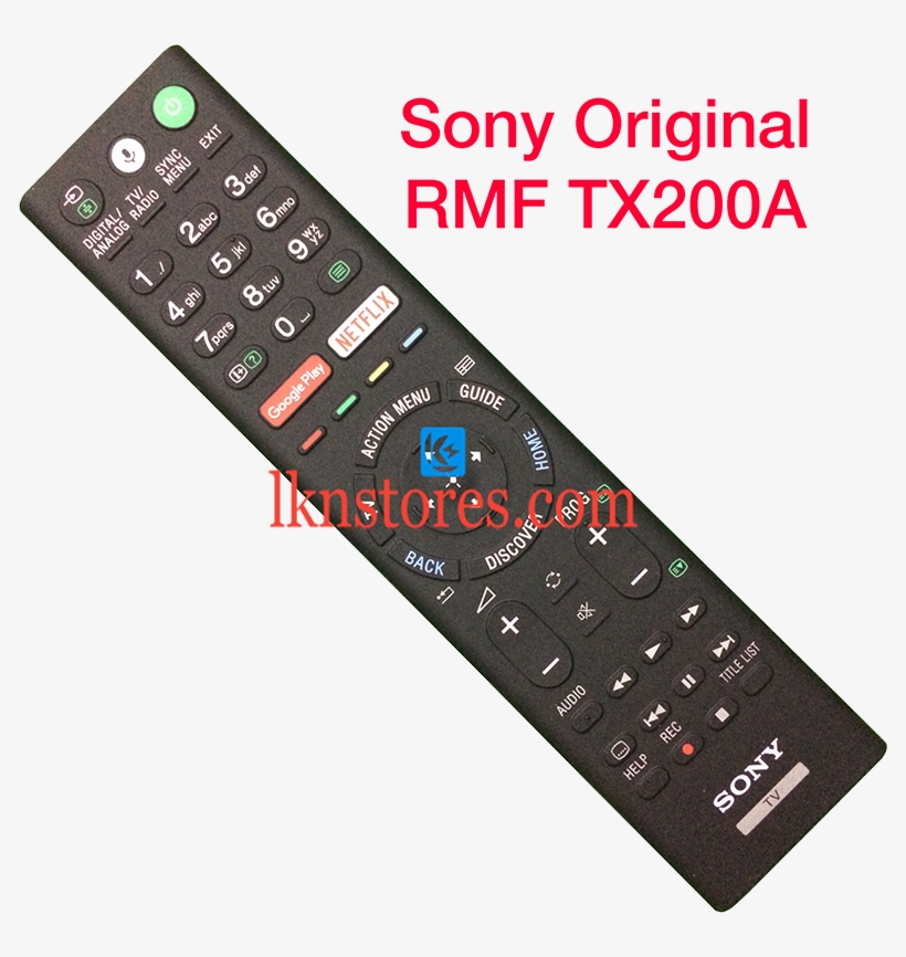Sony Rmf Tx200a Original Led Tv Remote With Google - Bgh Ble3213rt ...