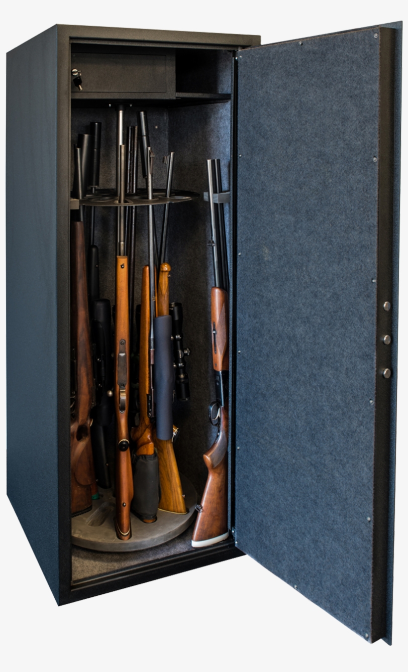 Hunting & Fishing New Zealand Rotating Gun Safe - Cupboard Transparent ...