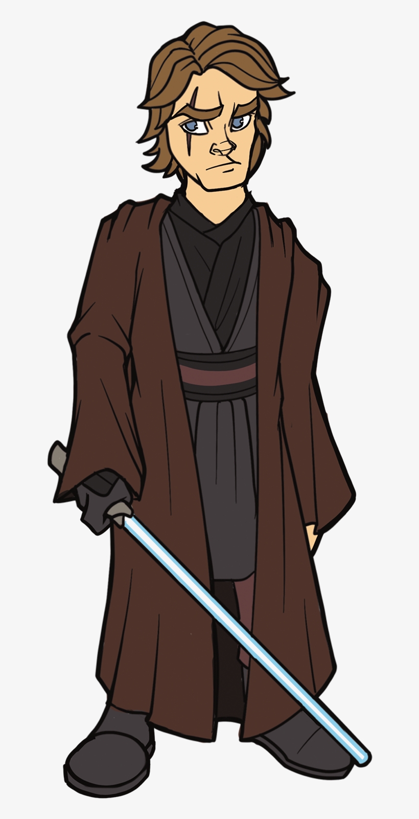 Anakin Skywalker - Cartoon Transparent PNG - 1564x1564 - Free Download ...