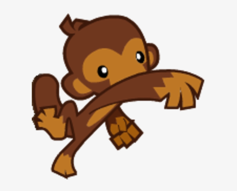 Small - Bloons Tower Defense Monkey Transparent PNG - 600x582 - Free ...