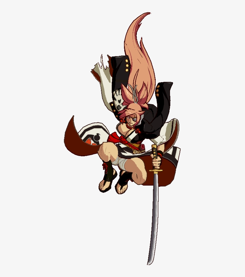 Ggxrd Baiken J - Guilty Gear Baiken Png Transparent PNG - 391x847 ...