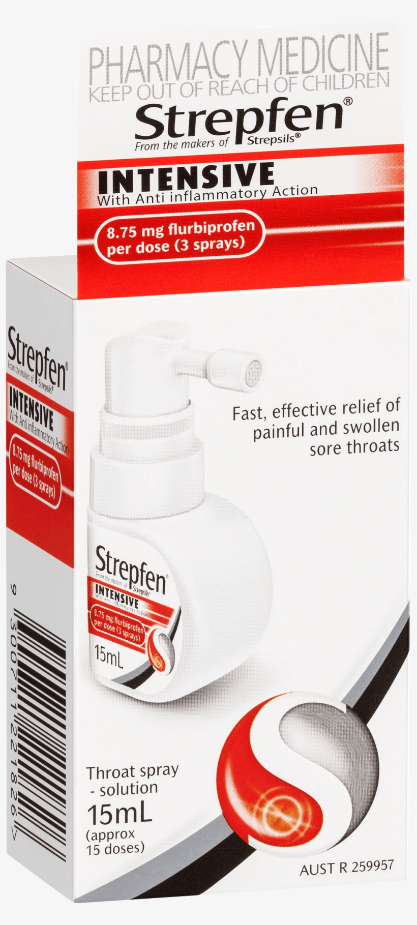 Strepfen Intensive Throat Spray 15ml Width=1280&height=1280 - Strepsils ...