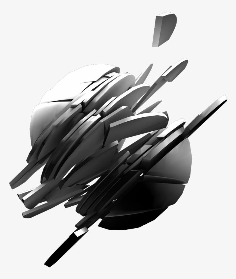 Here Are Some Of The Renders That I Produced - Abstract Art Black And ...