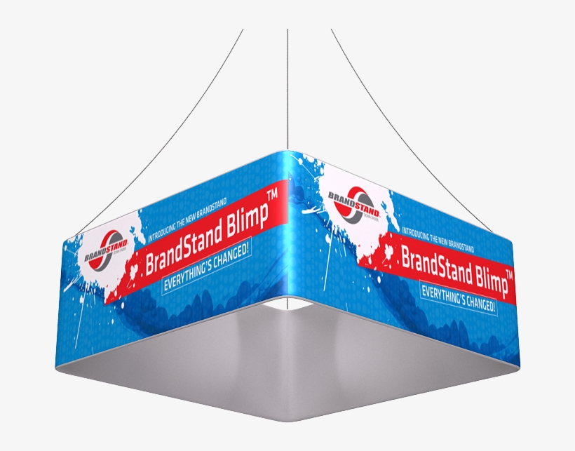 Larger Photo - 8ft X 36in Blimp Quad Hanging Tension Fabric Banner ...