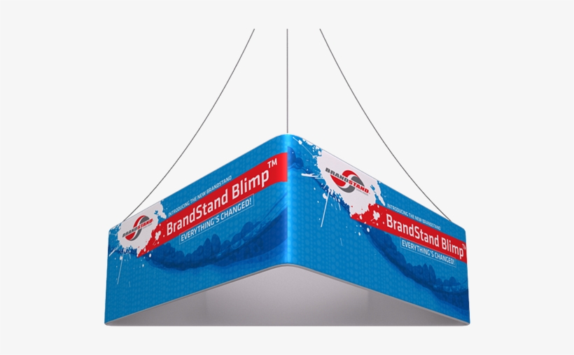 The Brandstand Blimp Trio 8ft X 48in Hanging Banner - 12ft X 24in Blimp ...