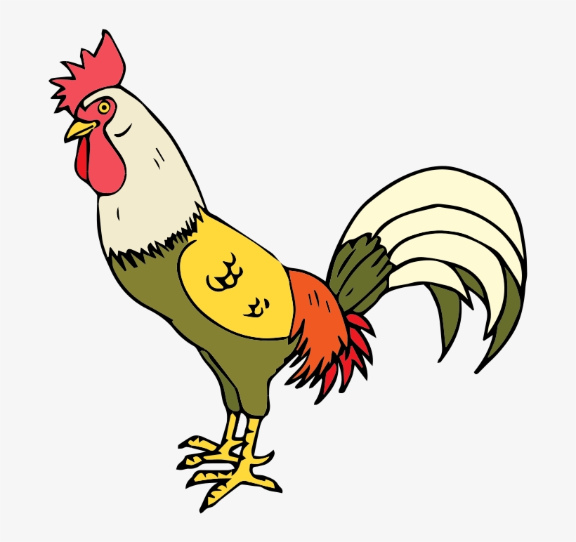 Hen Clipart Kid Cute Borders - Personalisierter Hahn-huhn-vogel Rundes ...