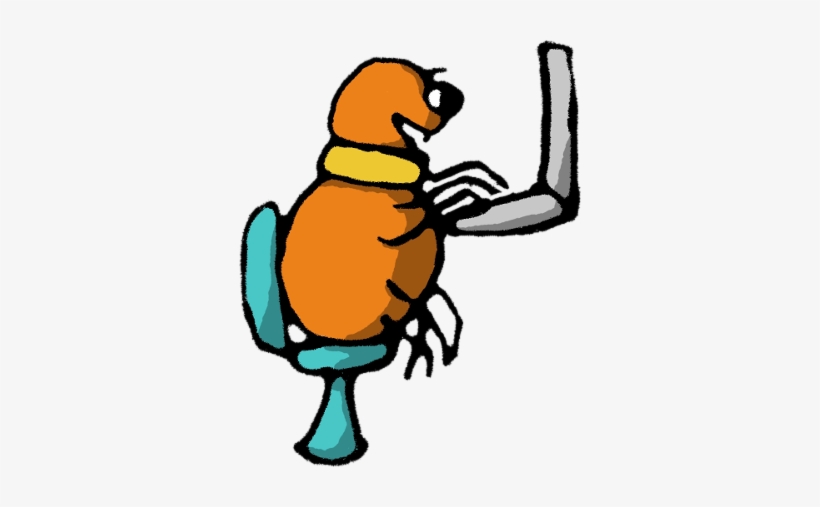 Animals/ Insects/ Cartoon/ Spider Computer - Cartoon Spider On Computer ...