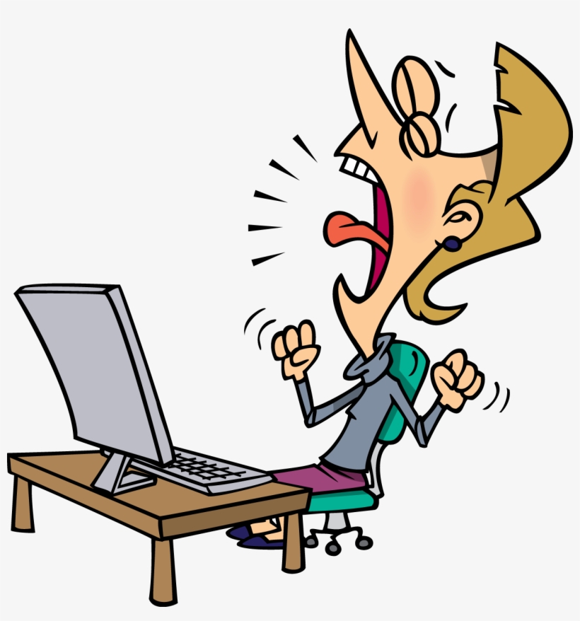 Computer Drives Me Crazy Transparent PNG - 1265x1294 - Free Download on ...