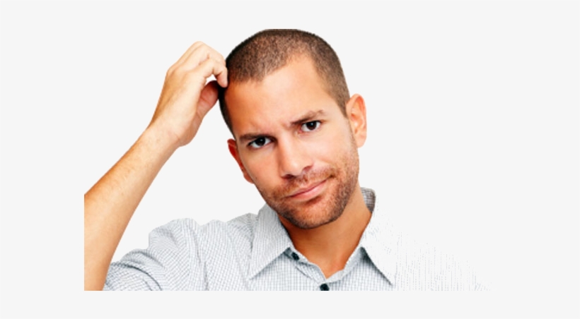 X - Confused Man Transparent PNG - 660x371 - Free Download on NicePNG