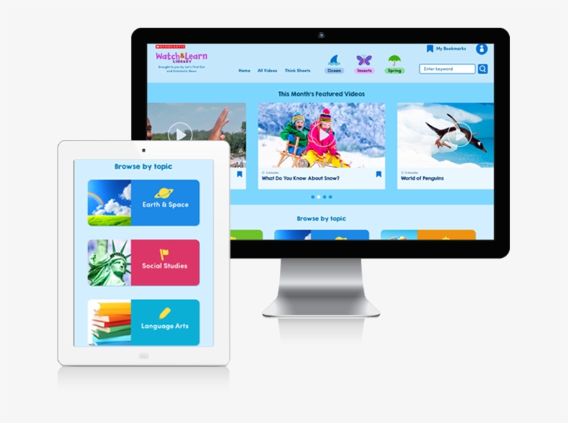 Watch & Learn Library - Personal Computer Transparent PNG - 653x530 ...