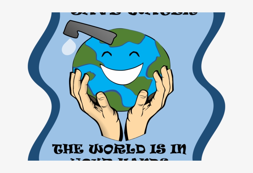 Poster Clipart Save Water Clipart - Clip Art Water Saving Transparent ...