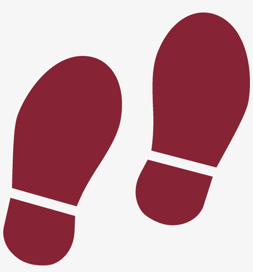 Shoe Prints Icon - Footstep Icon Png Transparent Transparent PNG ...