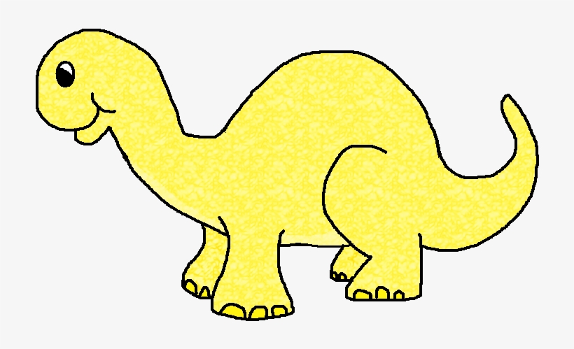 Dinosaur Clipart Yellow - Yellow Dinosaur Clip Art Transparent PNG ...