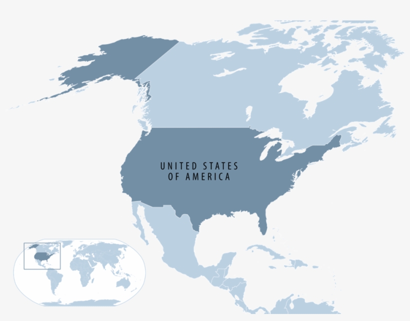 Download Location Of The United States - Human Geography Map Of North ...