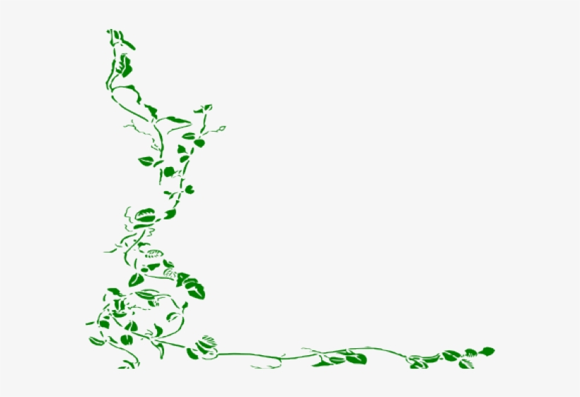 Download Border Clipart Vine - Floral Gold Border Design For Wedding ...