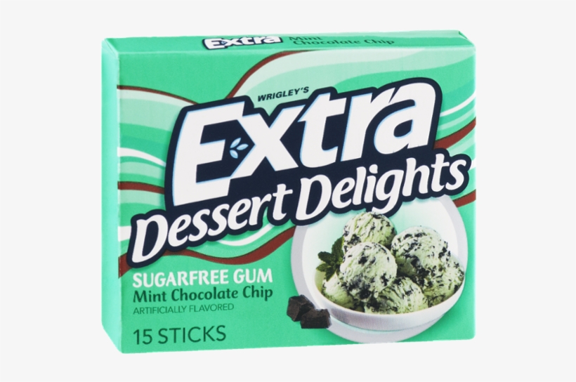 Wrigley's Extra Dessert Delights Mint Chocolate Chip - Extra Gum ...