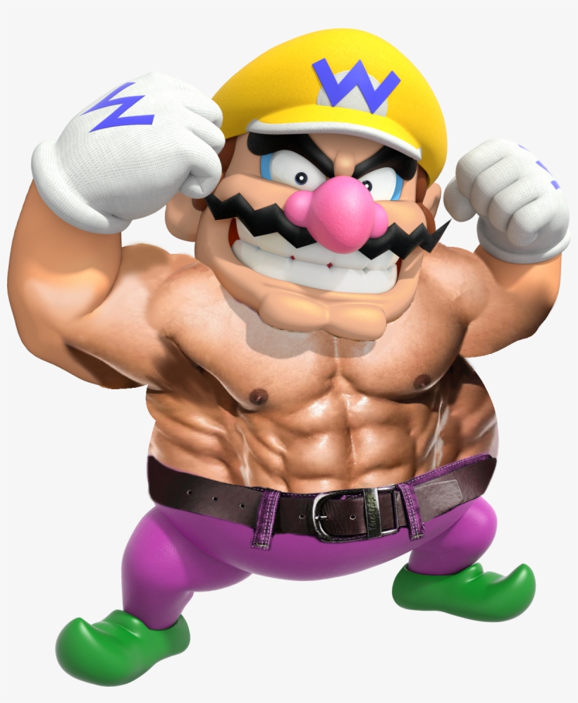 Ripped Wario - Super Mario Wario Transparent PNG - 1200x1401 - Free ...