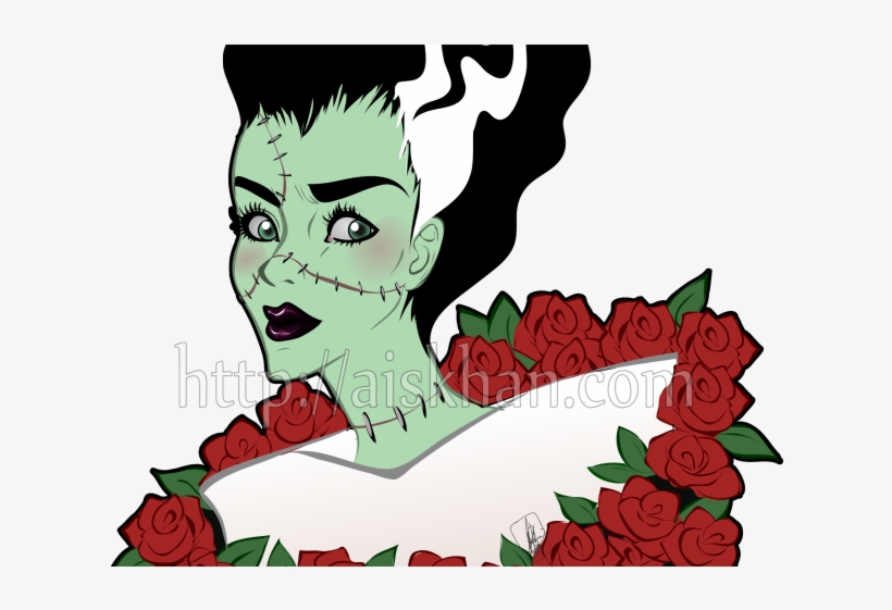 Bride Of Frankenstein Clipart Green Bride - Bride Of Frankenstein ...