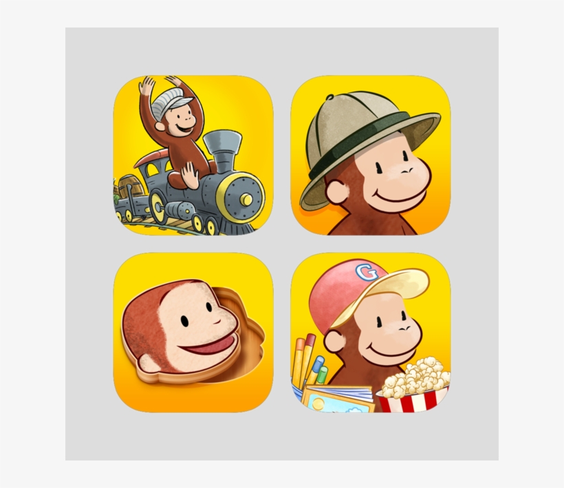 Curious George Adventure 4 - Cartoon Transparent PNG - 630x630 - Free ...
