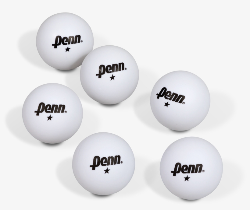 Penn 40mm 1 Star White Table Tennis Balls - Penn Ping Pong Balls ...