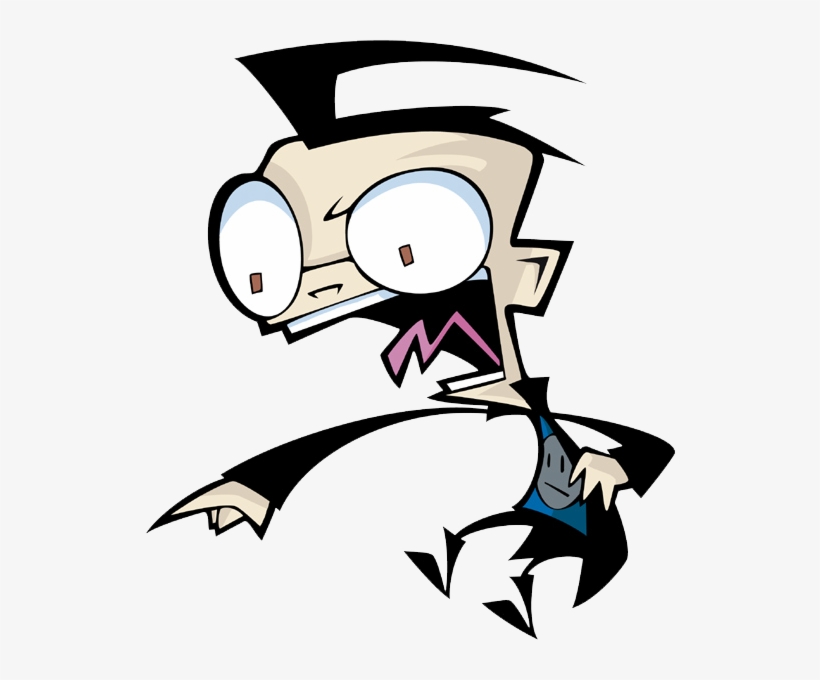 Reference Image - - Invader Zim Dib Shirt Transparent PNG - 530x600 ...
