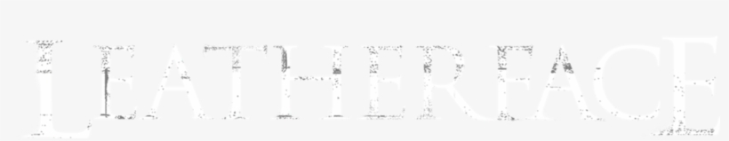 Leatherface - Monochrome Transparent PNG - 1280x544 - Free Download on ...