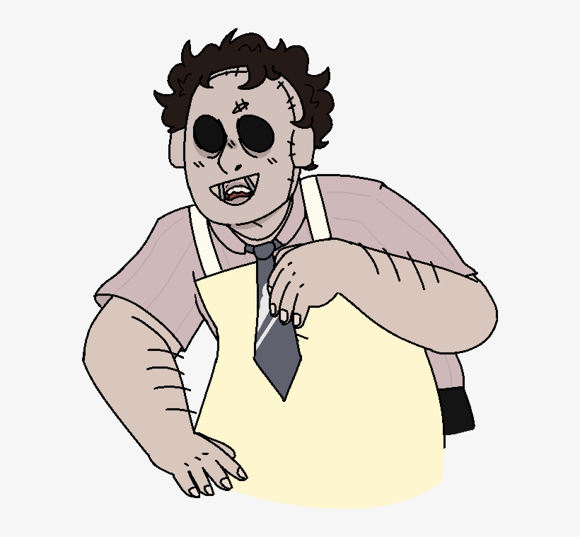 A Kinda Old Leatherface From When I Was Doodling Poses,, - Cartoon ...