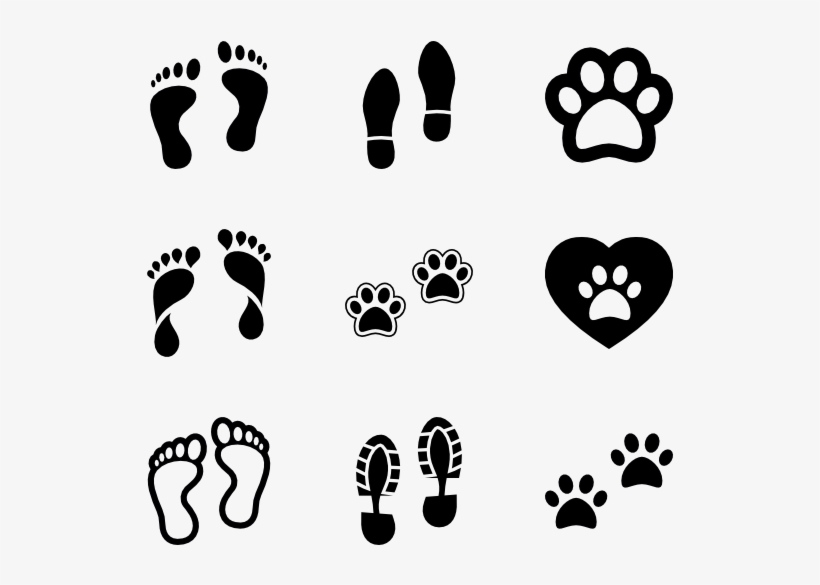 Footprints - Huella Icon Transparent PNG - 600x564 - Free Download on ...