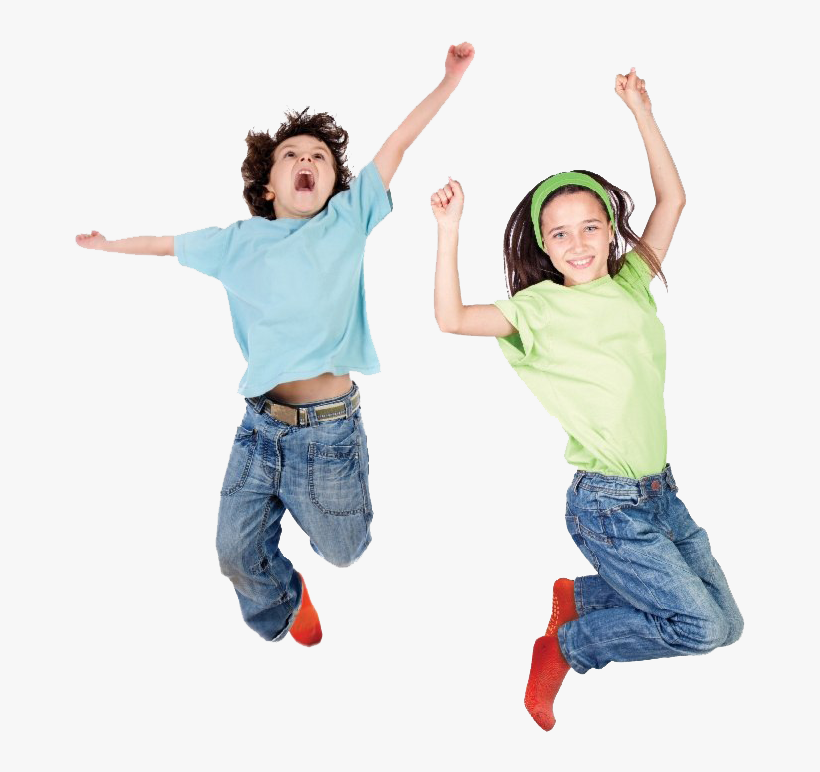 Cut Out Kids Jumping Transparent PNG - 671x696 - Free Download on NicePNG