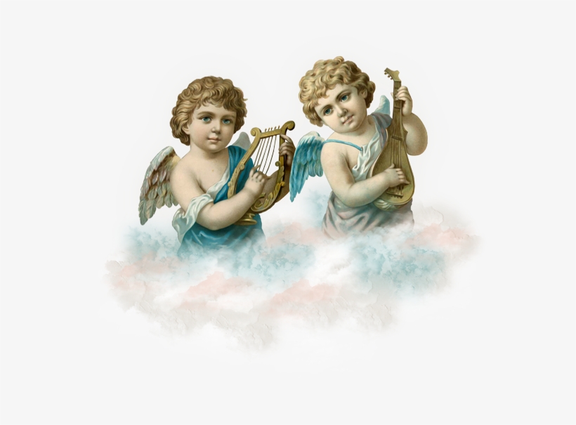 Angels With Musical Instruments Png Transparent PNG - 600x525 - Free ...